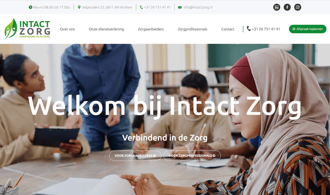 IntactZorg | Over ons - Intact Zorg